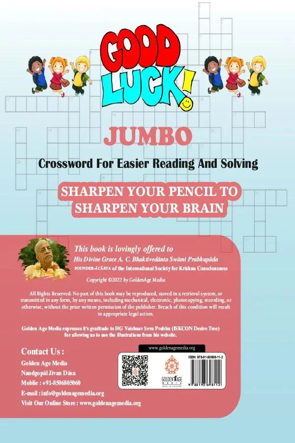 Crossword Puzzels For Kids Activity Book – Golden Age Media