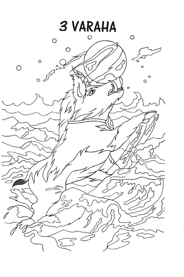 Dashavatar | Colouring And Story Book | English – Golden Age Media