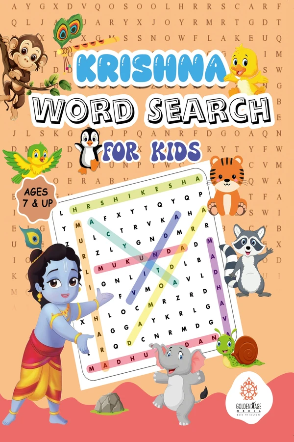 Krishna Word Search for Kids – Golden Age Media