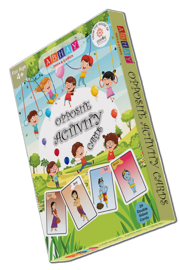 Opposite Activity Cards for Kids | 29 Double-Sided Learning Cards ...